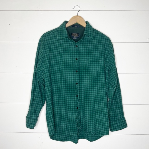 Pendleton | Shirts | Pendleton Lodge Green 0 Wool Flannel | Poshmark